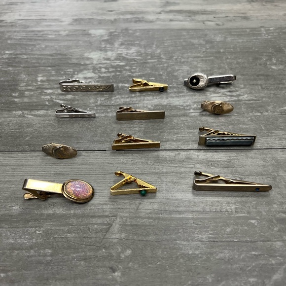 Vintage | Accessories | Lot Of 2 Vintage Tie Clips Tie Bars | Poshmark